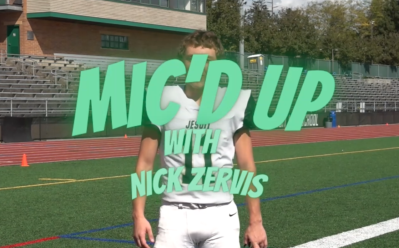 VIDEO: Mic’d Up with football’s Nick Zervis – Jesuit Chronicle